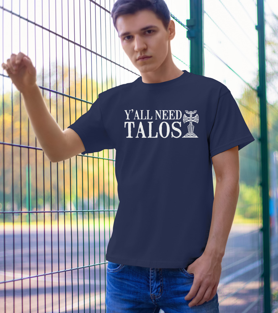 Y'All Need Talos Pantaloonzzz Nordic Symbol T-Shirt