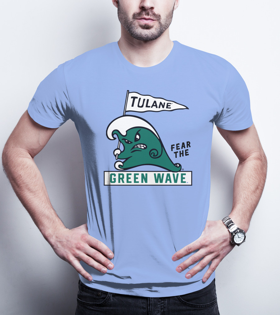 Homefield Tulane Green Wave Fear The Green Wave T-Shirt