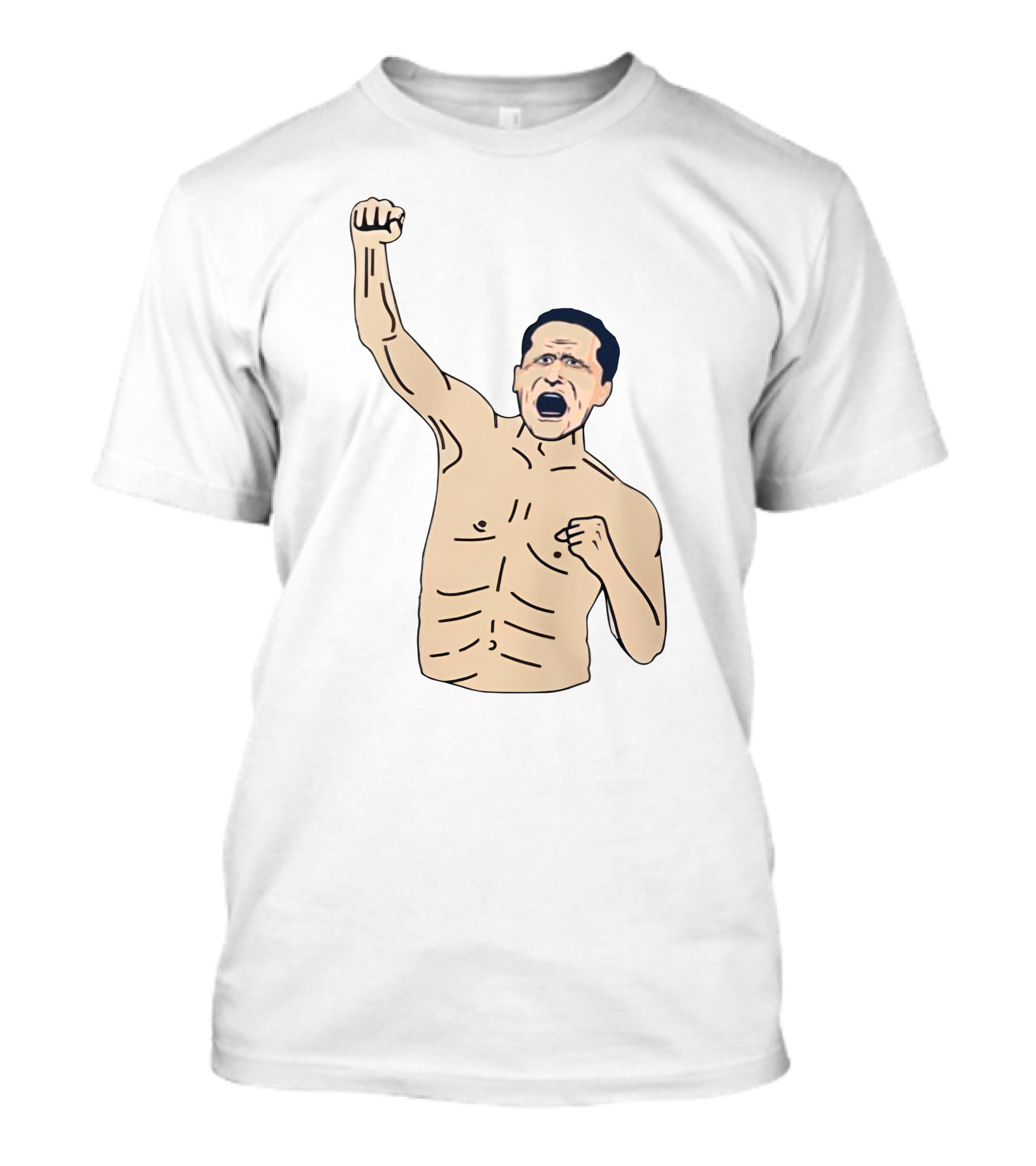 Eric Musselman Celebration Shirtless Fist Pump T-Shirt