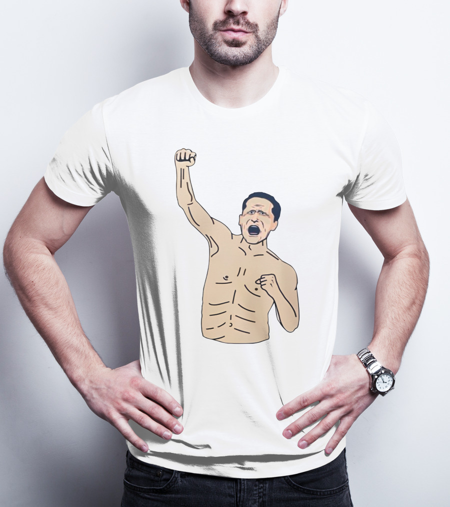 Eric Musselman Celebration Shirtless Fist Pump T-Shirt