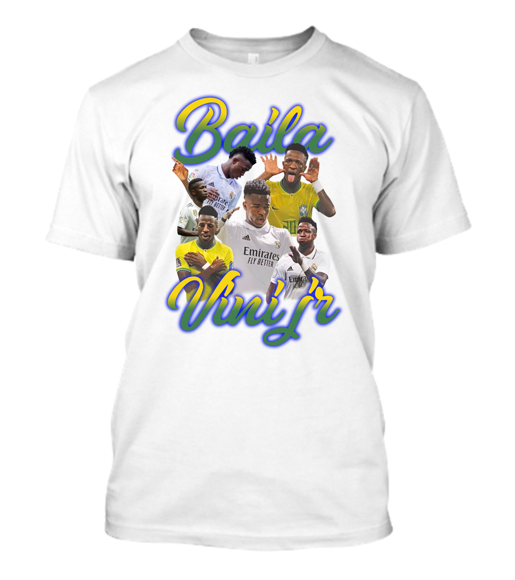 Baila Vini Jr Celebrating Iconic Soccer Moments T-Shirt