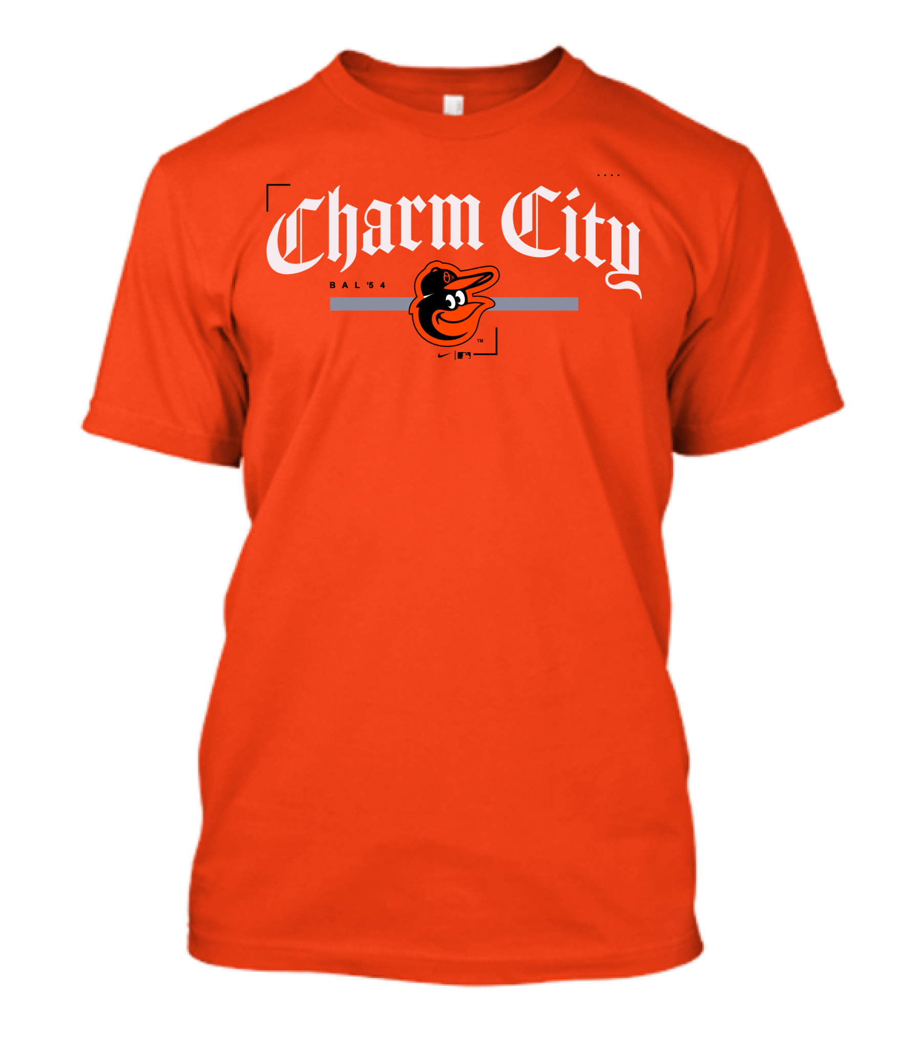 Charm City Baltimore Orioles Bal 54 T-Shirt