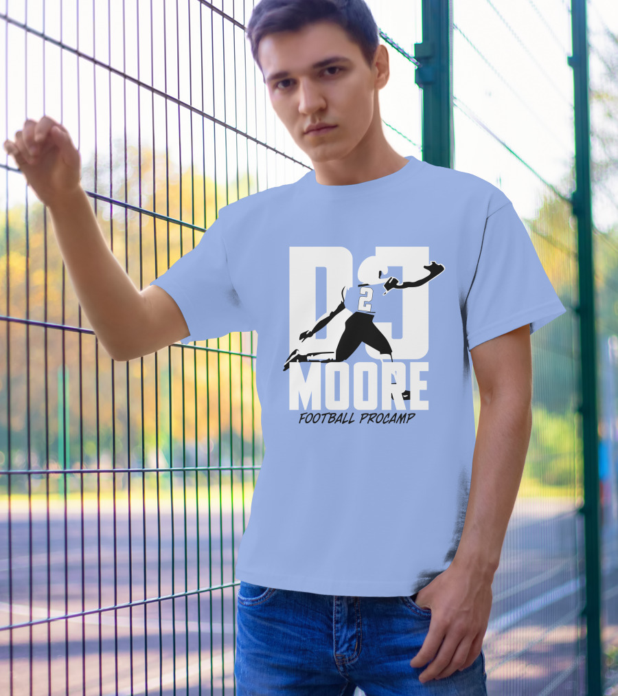 DJ Moore Football Procamp Athlete Number 2 Dynamic Movement T-Shirt