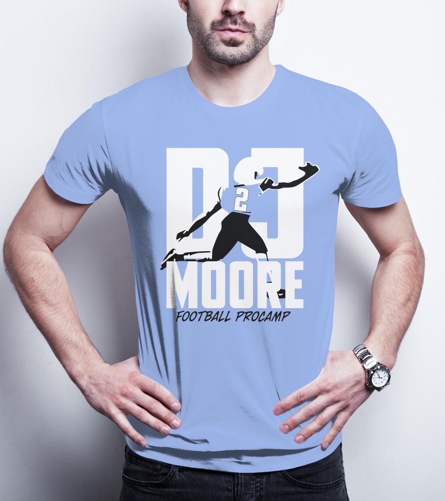 DJ Moore Football Procamp Athlete Number 2 Dynamic Movement T-Shirt