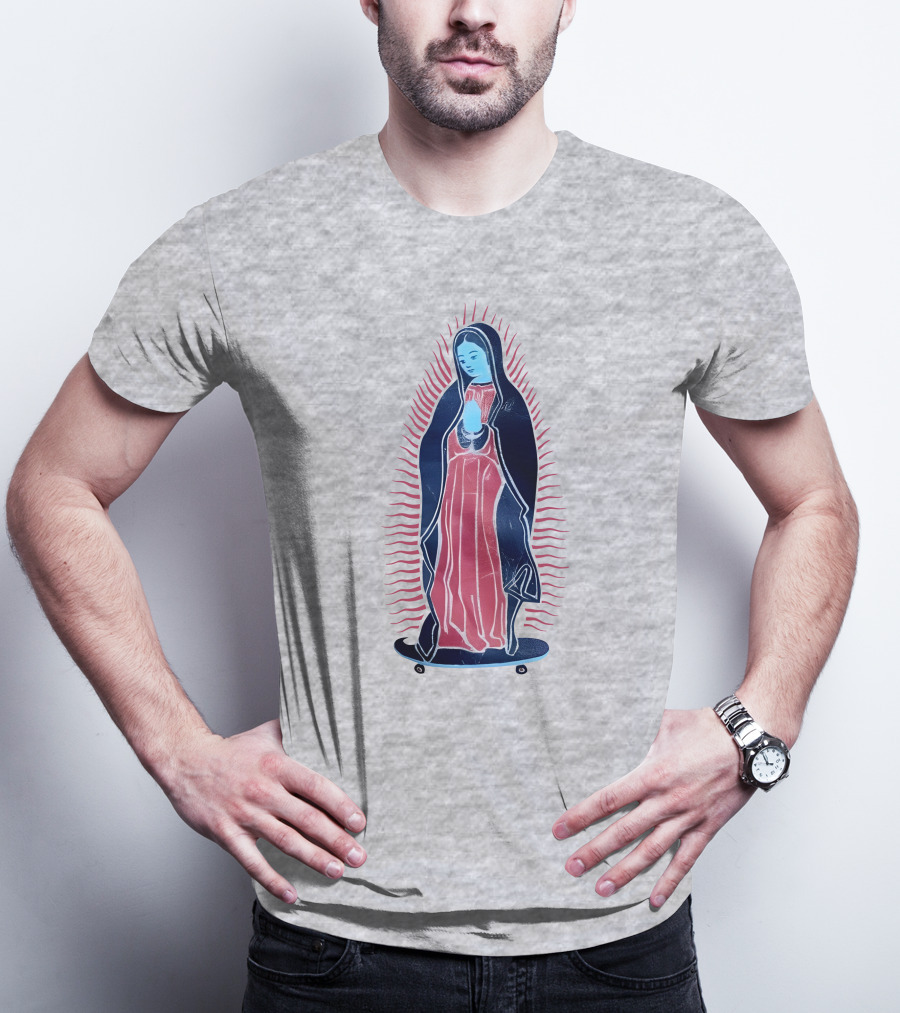 Our Lady Of Guadalupe Skateboard Iconic T-Shirt