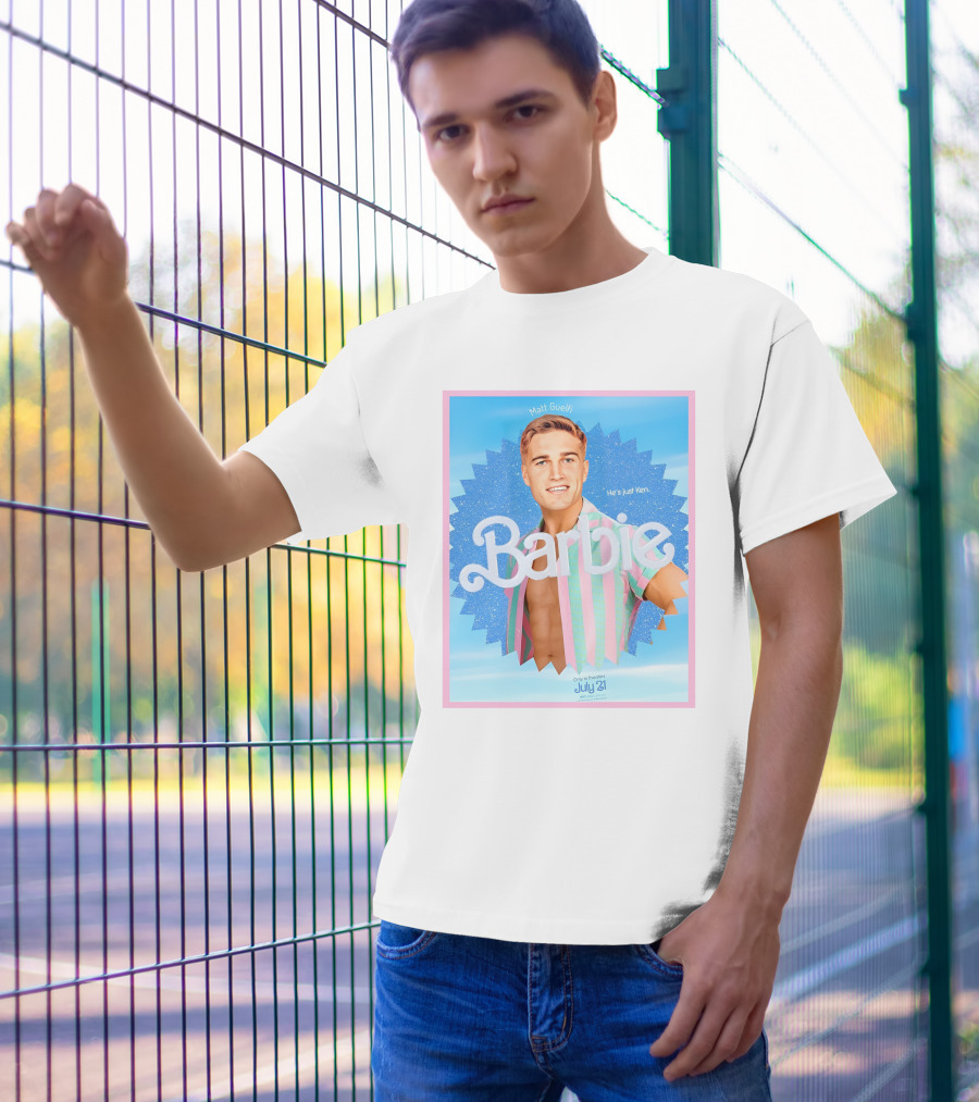 Matt Guelfi He's Just Ken Barbie Movie July 21 T-Shirt