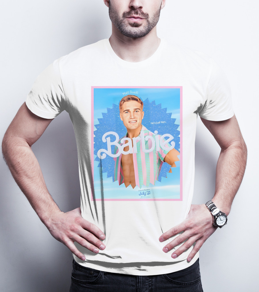 Matt Guelfi He's Just Ken Barbie Movie July 21 T-Shirt