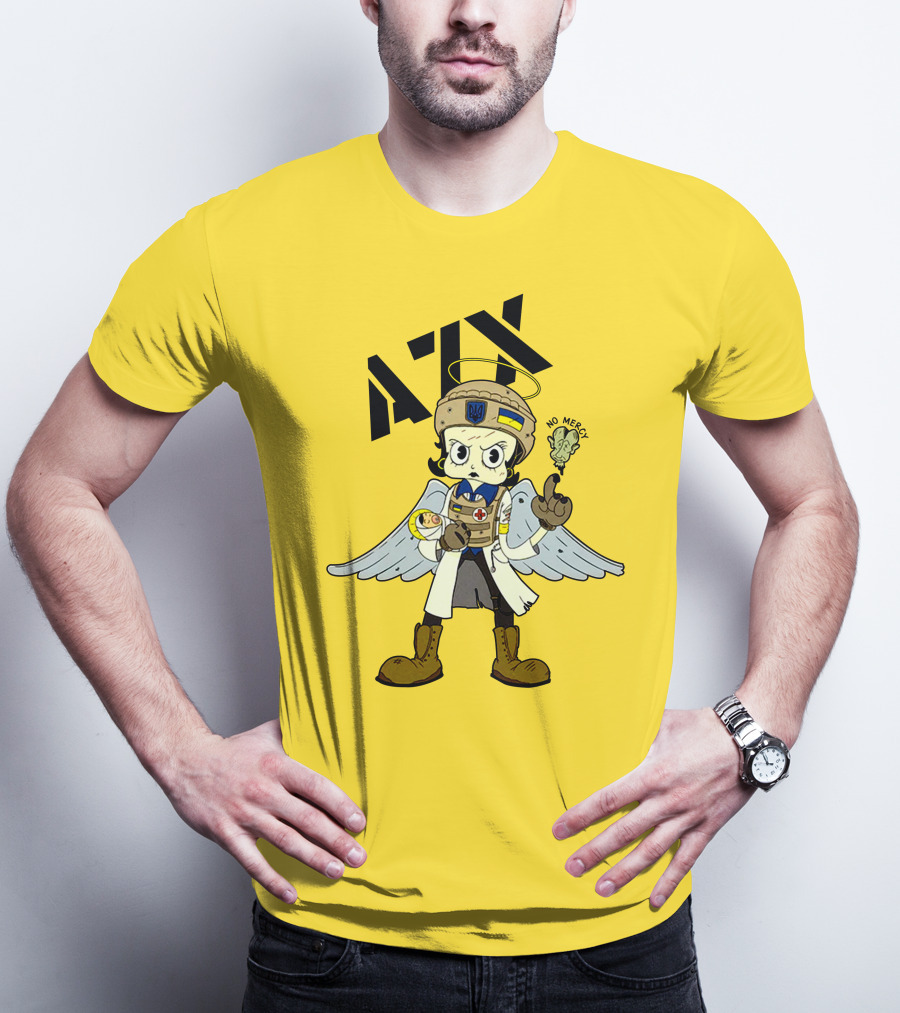 Azov Guardian Sunflower No Mercy Angel T-Shirt