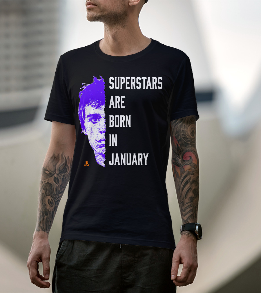 Connor McDavid Superstars Are Born In January NHL T-Shirt