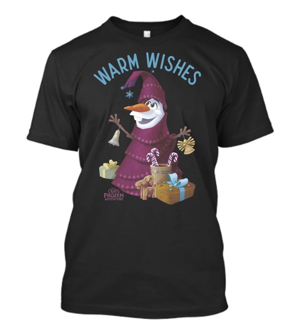 Olaf's Frozen Adventure Warm Wishes Holiday Gifts T-Shirt