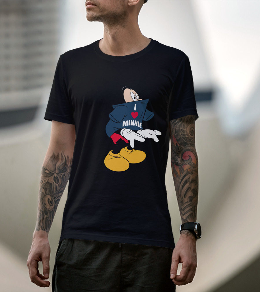 Mickey I Love Minnie Disney T-Shirt