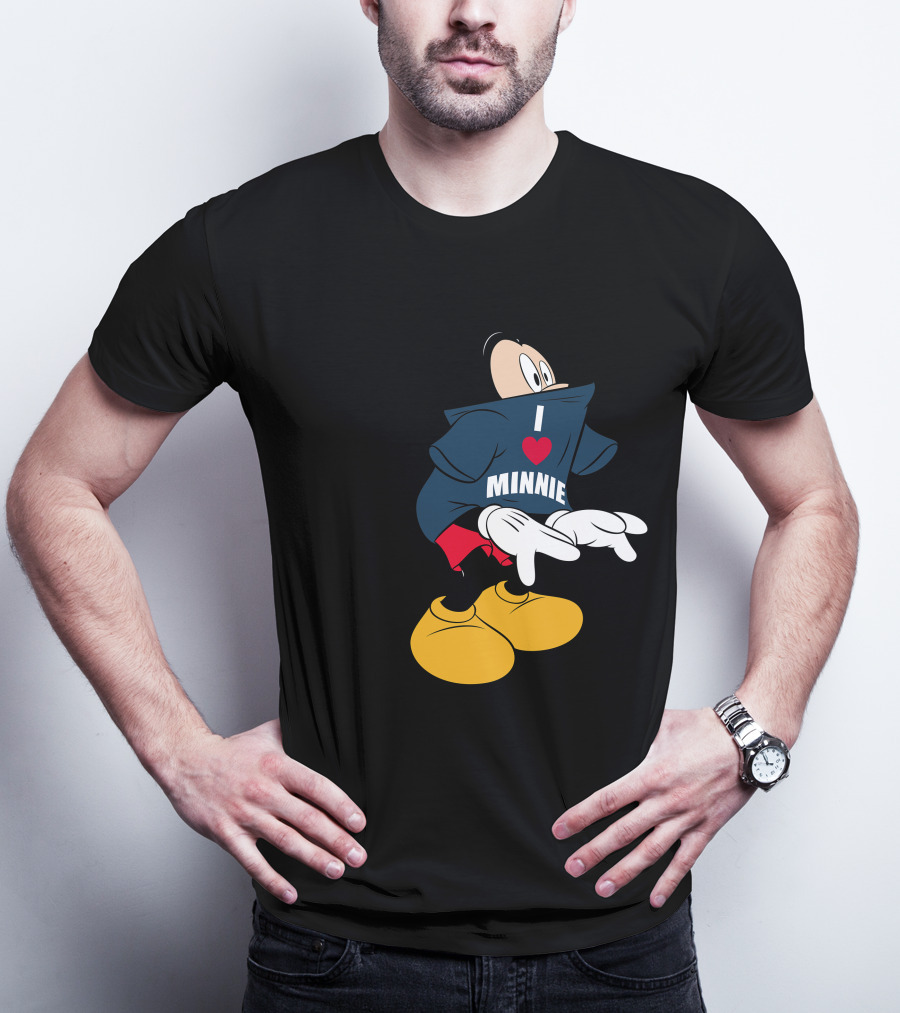 Mickey I Love Minnie Disney T-Shirt