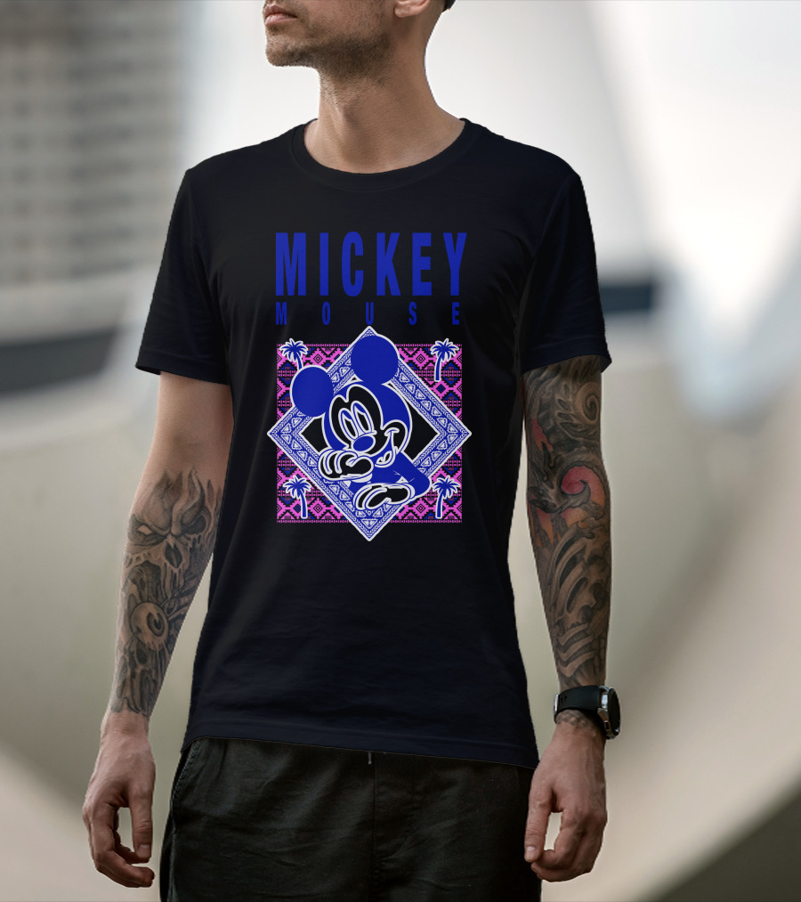 Mickey Mouse Bandana Tropical T-Shirt