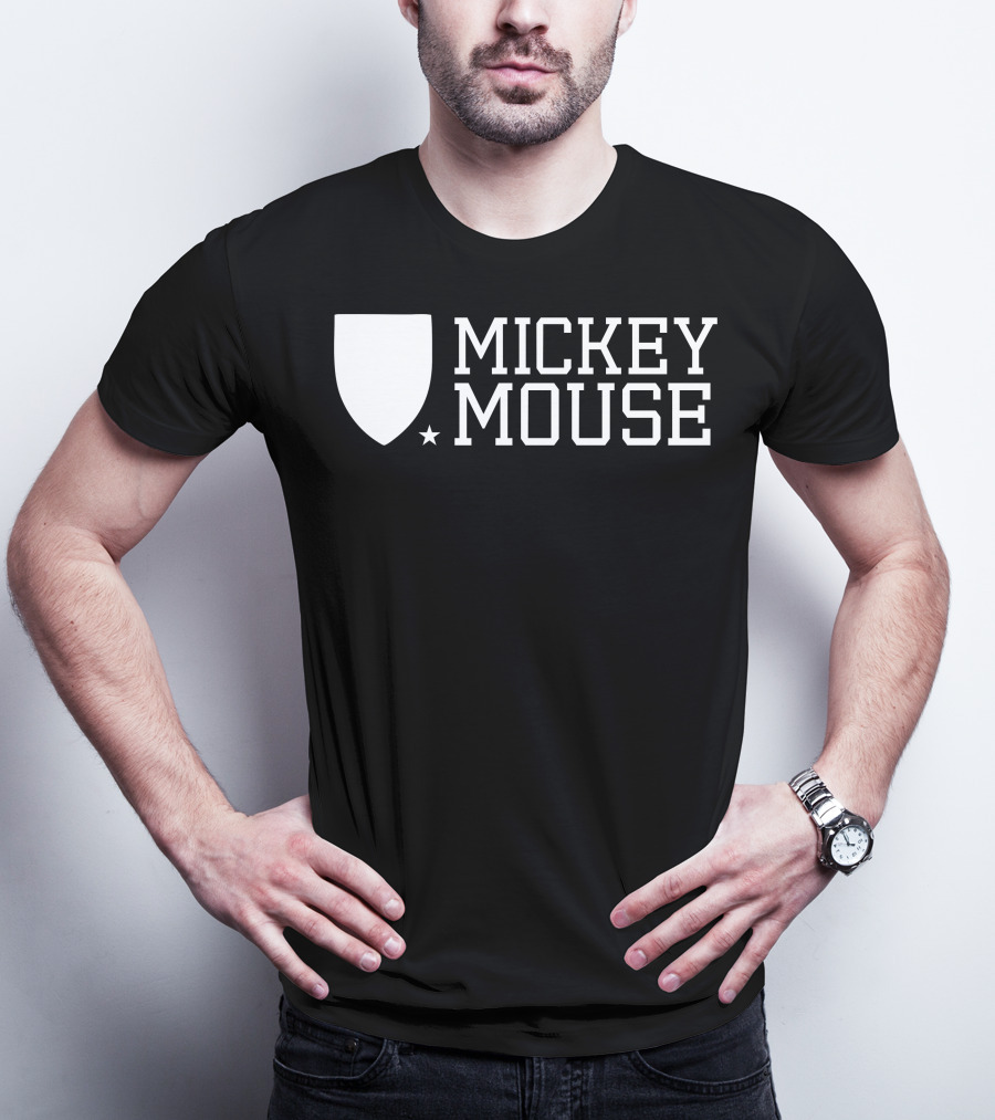 Mickey Mouse University Shield Emblem T-Shirt