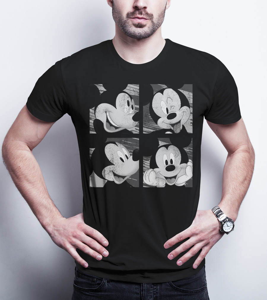 Disney Mickey Mouse Yearbook Vintage Expressions T-Shirt