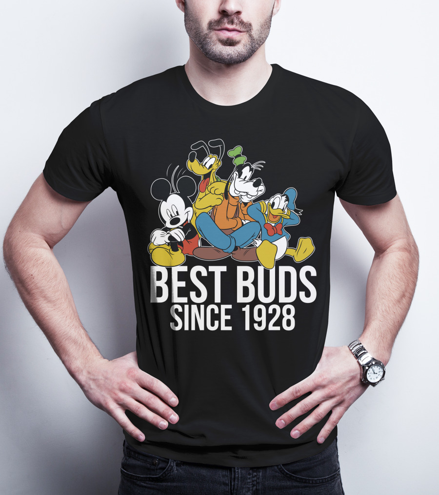 Best Buds Since 1928 Disney Mickeys 90th T-Shirt
