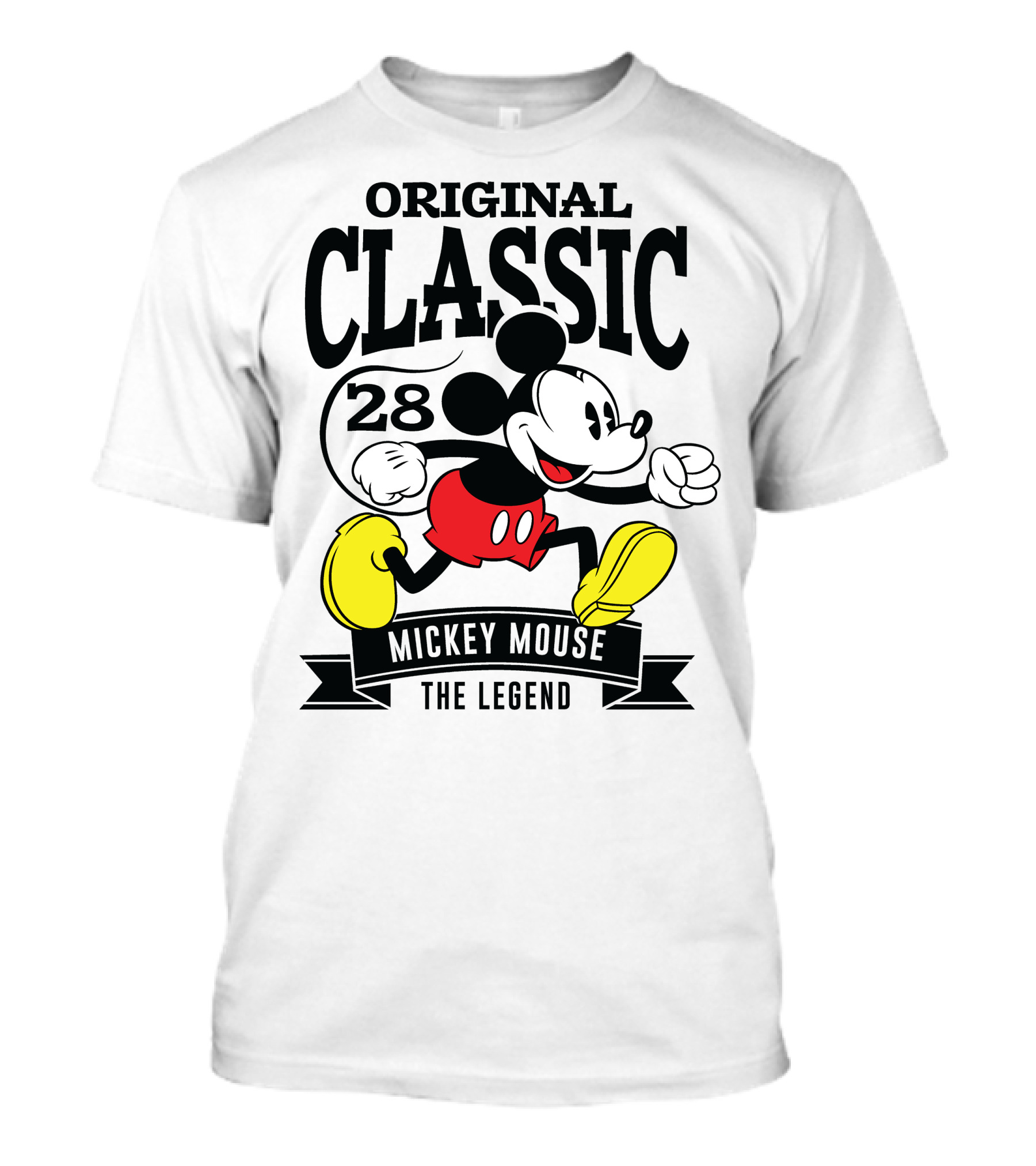 Original Classic Mickey Mouse 28 The Legend T-Shirt