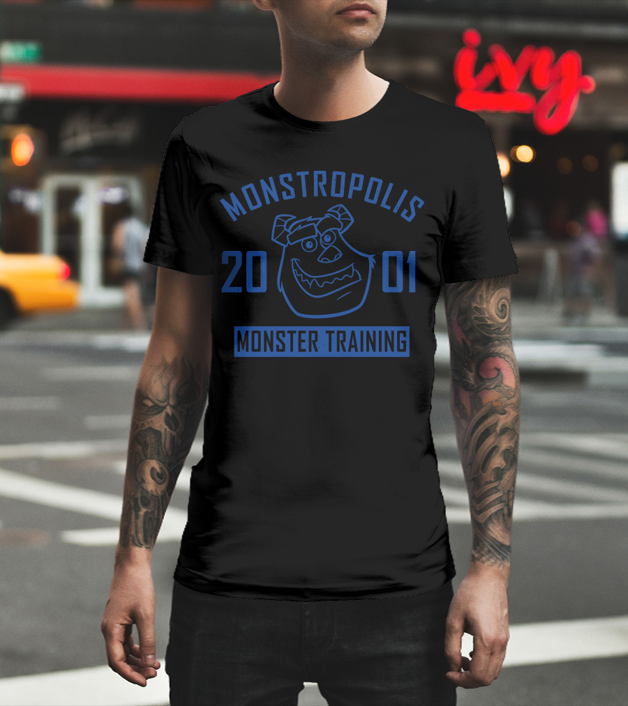 Monstropolis Monster Training 2001 Disney Pixar Monsters T-Shirt