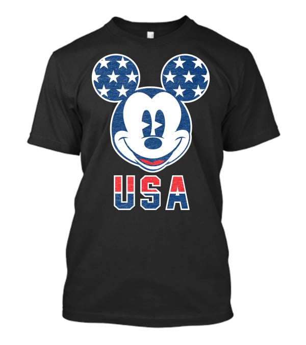 Disney USA Stars Happy Mickey Mouse T-Shirt