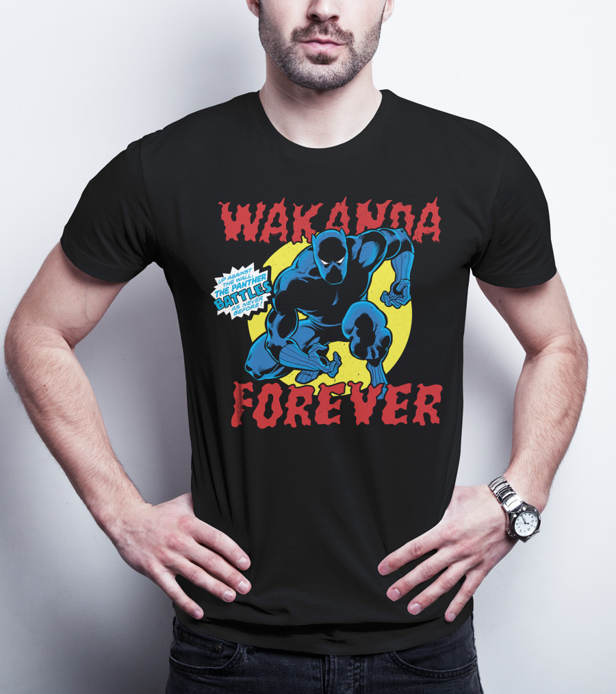 Wakanda Forever Marvel Black Panther Up Against The Panther Battles As Never Before T-Shirt