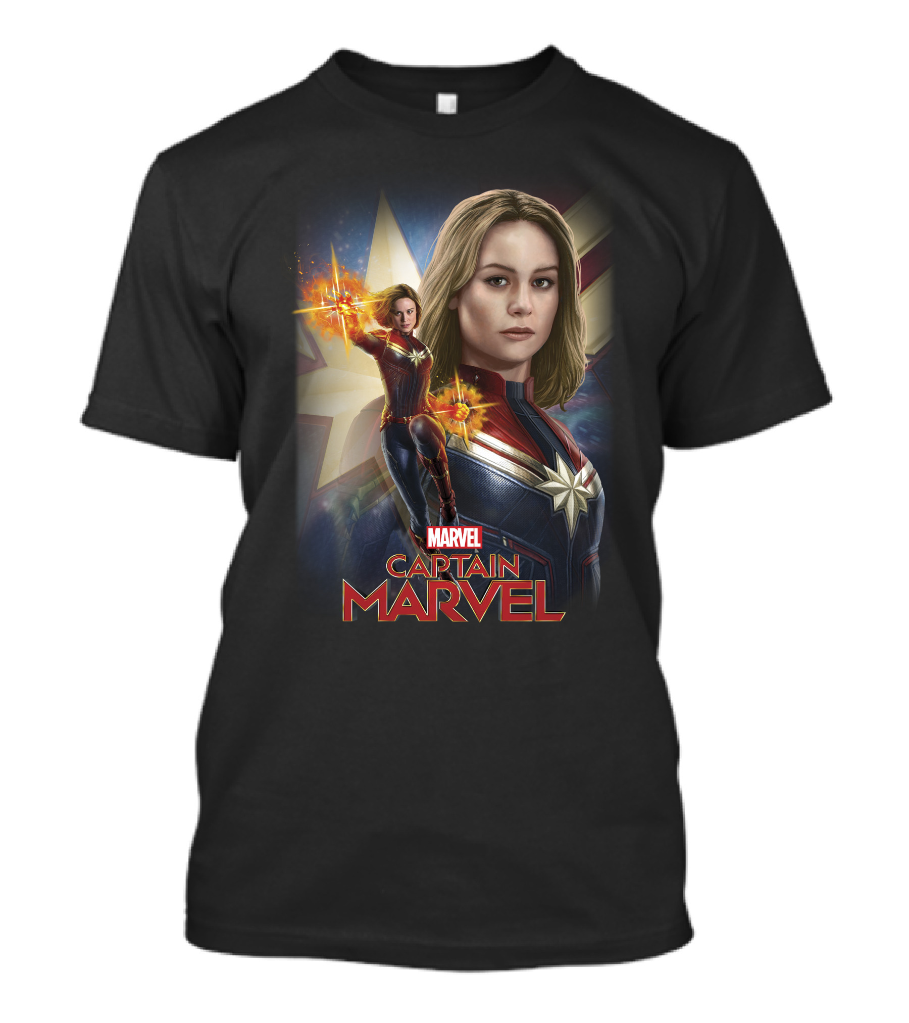 Marvel Captain Marvel Starburst Power T-Shirt