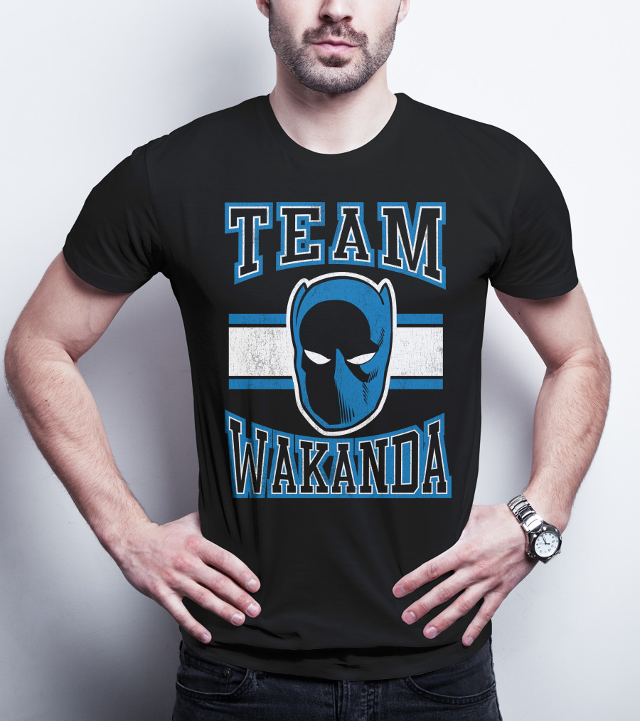 Team Wakanda Marvel Classic Black Panther T-Shirt