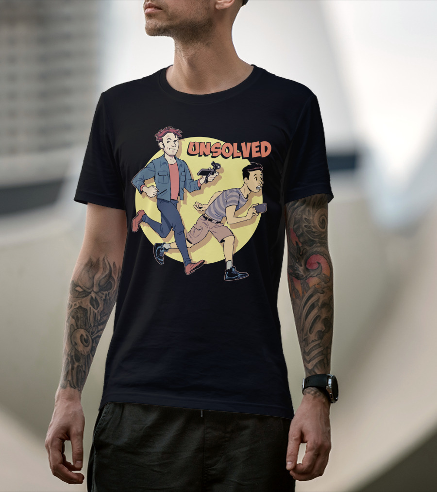 BuzzFeed Unsolved Animated Saturday Morning Mystery Adventure T-Shirt