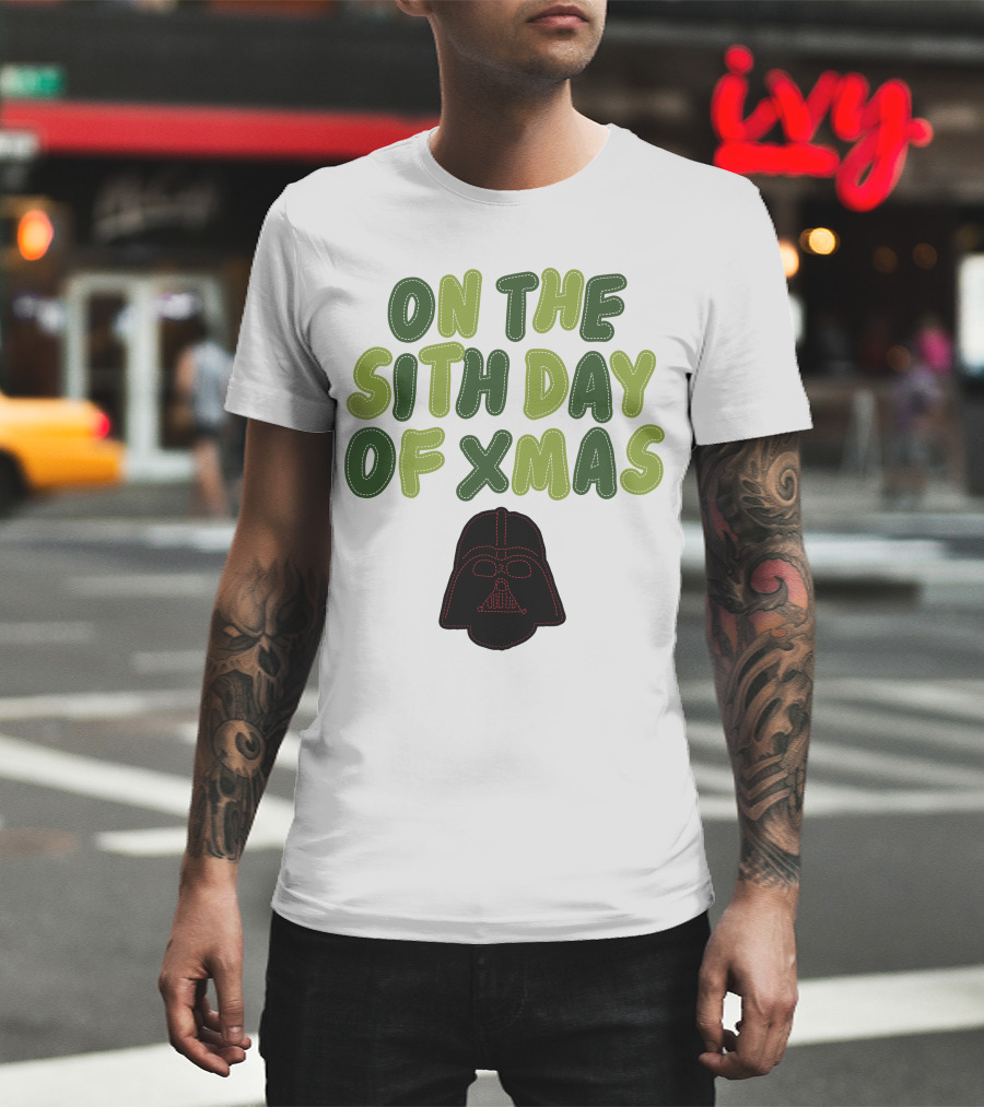 Star Wars Darth Vader On The Sith Day Of Xmas T-Shirt