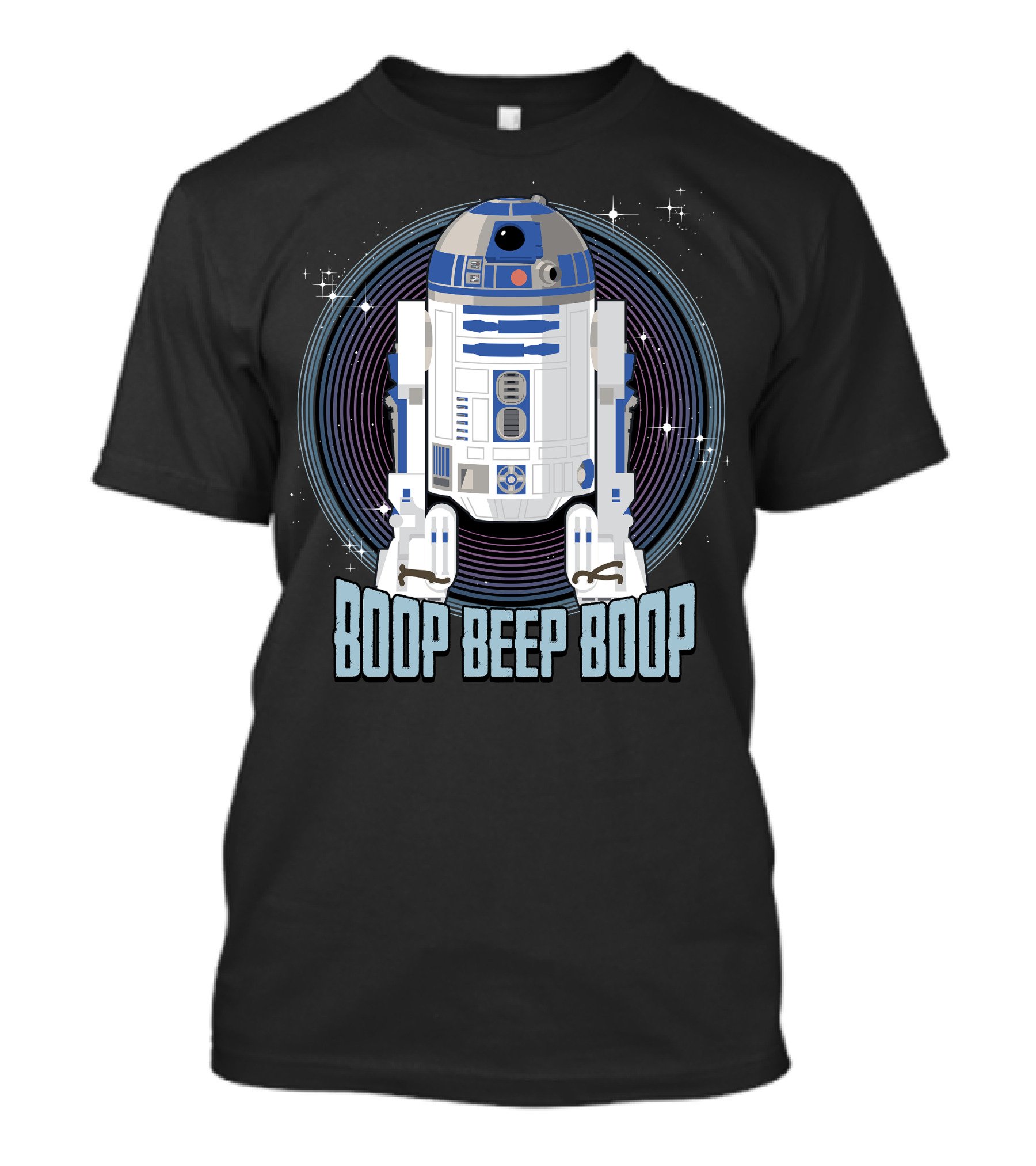 Star Wars R2-D2 Boop Beep Boop Circle T-Shirt