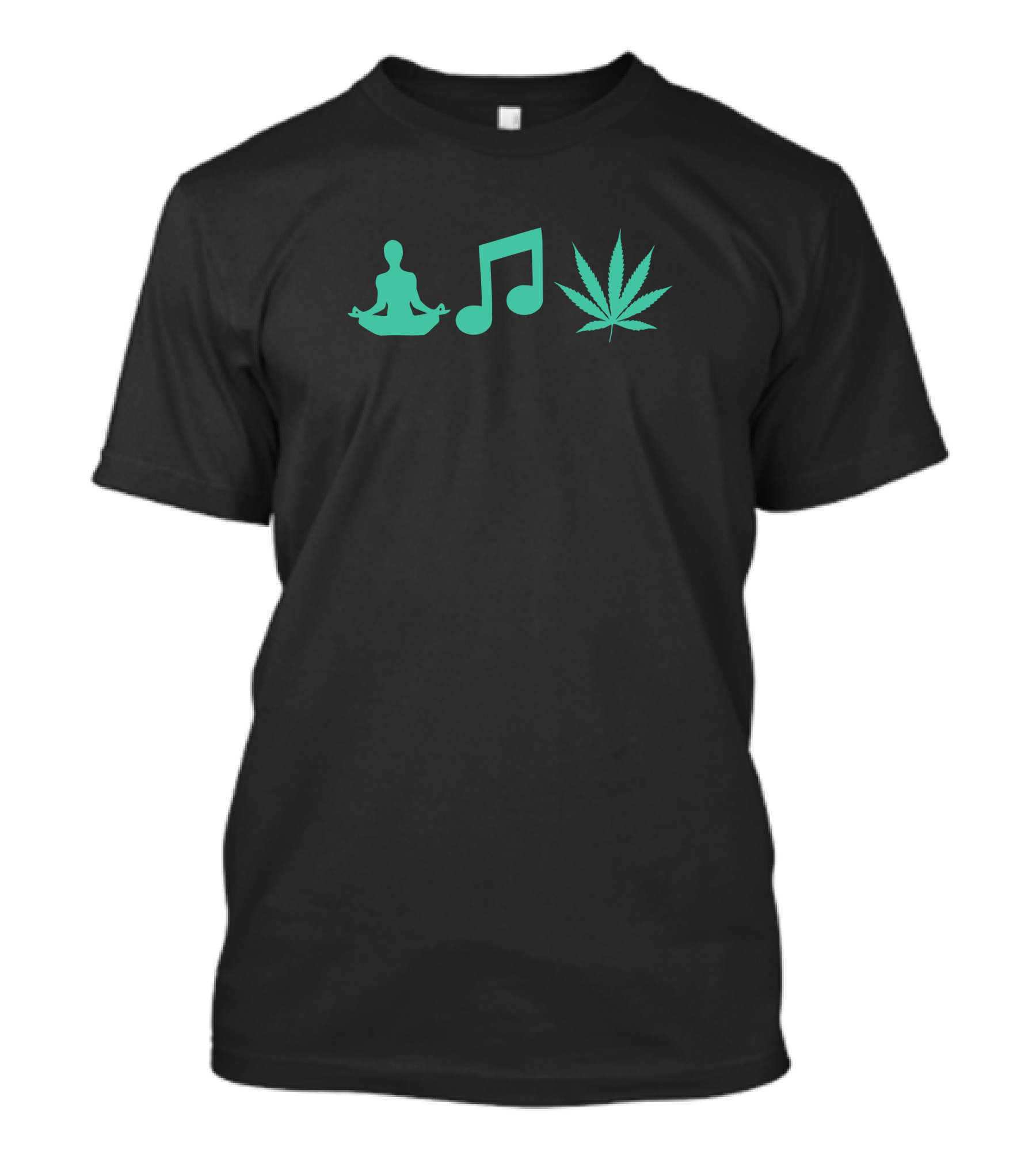 Lifestyle Stevie Stacks 84 Meditation Music Cannabis T-Shirt