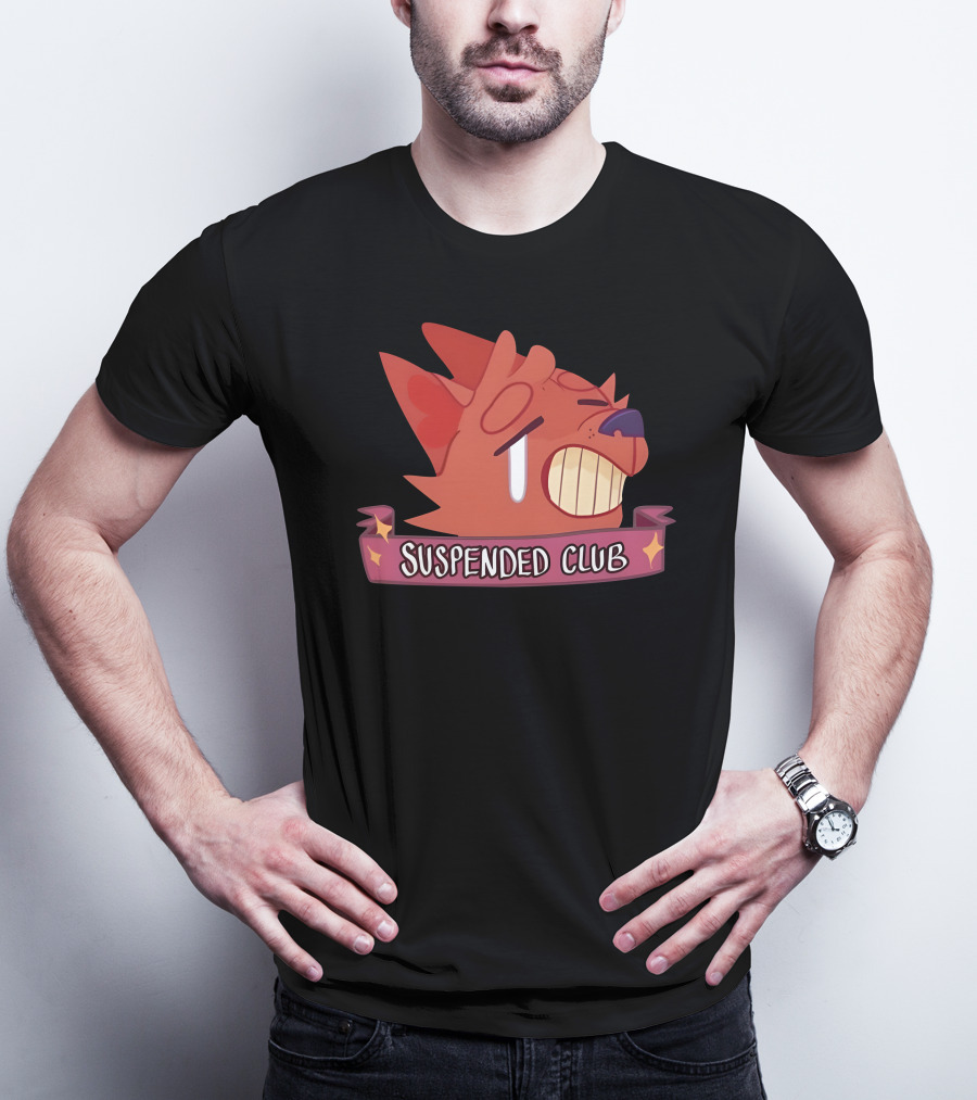 Suspended Club Fox Character T-Shirt
