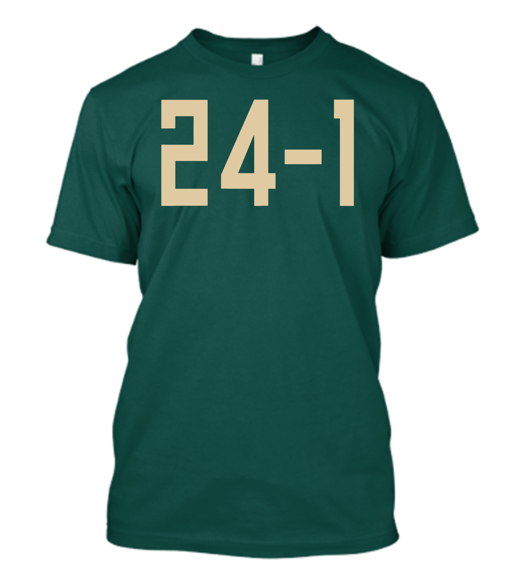 Bucks 24-1 Golden Numbers T-Shirt