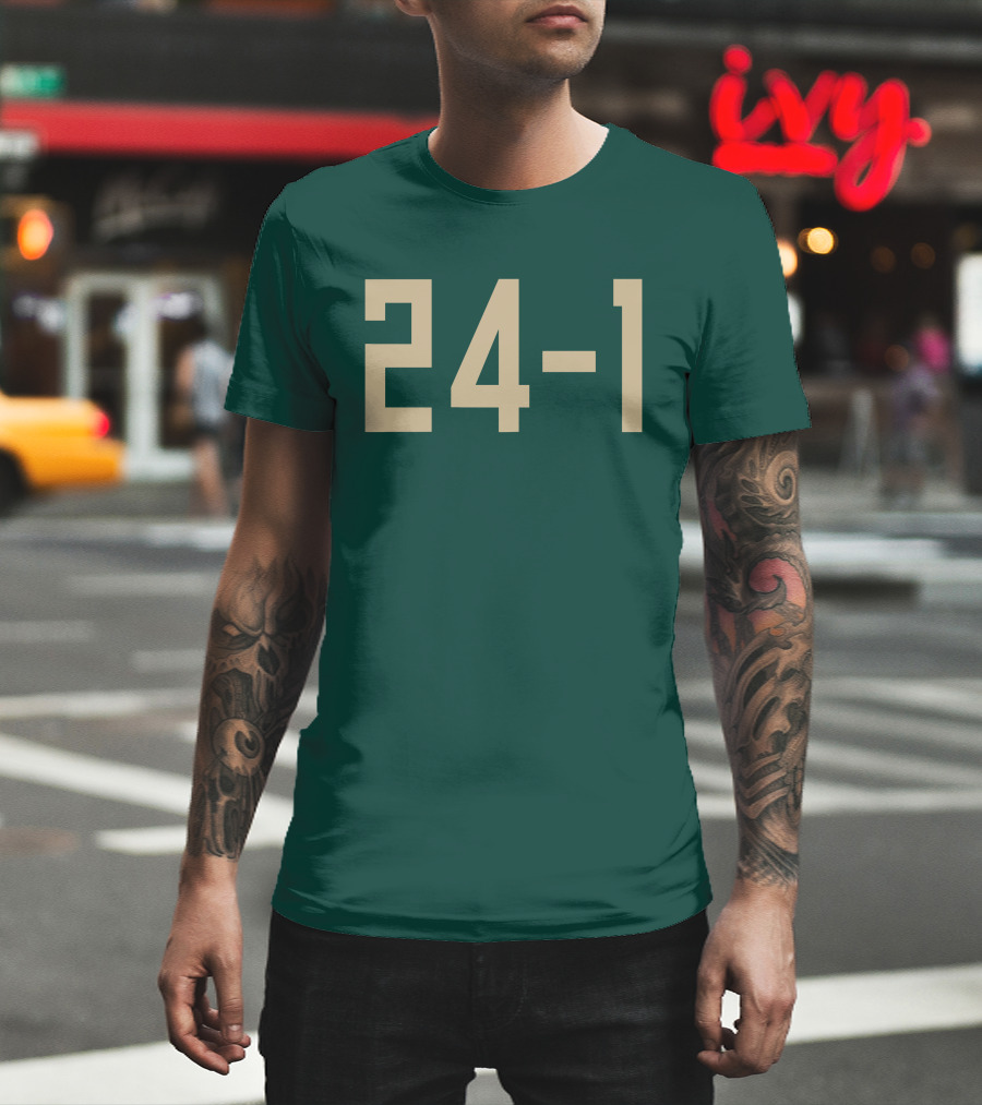 Bucks 24-1 Golden Numbers T-Shirt