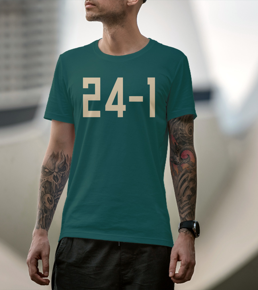 Bucks 24-1 Golden Numbers T-Shirt