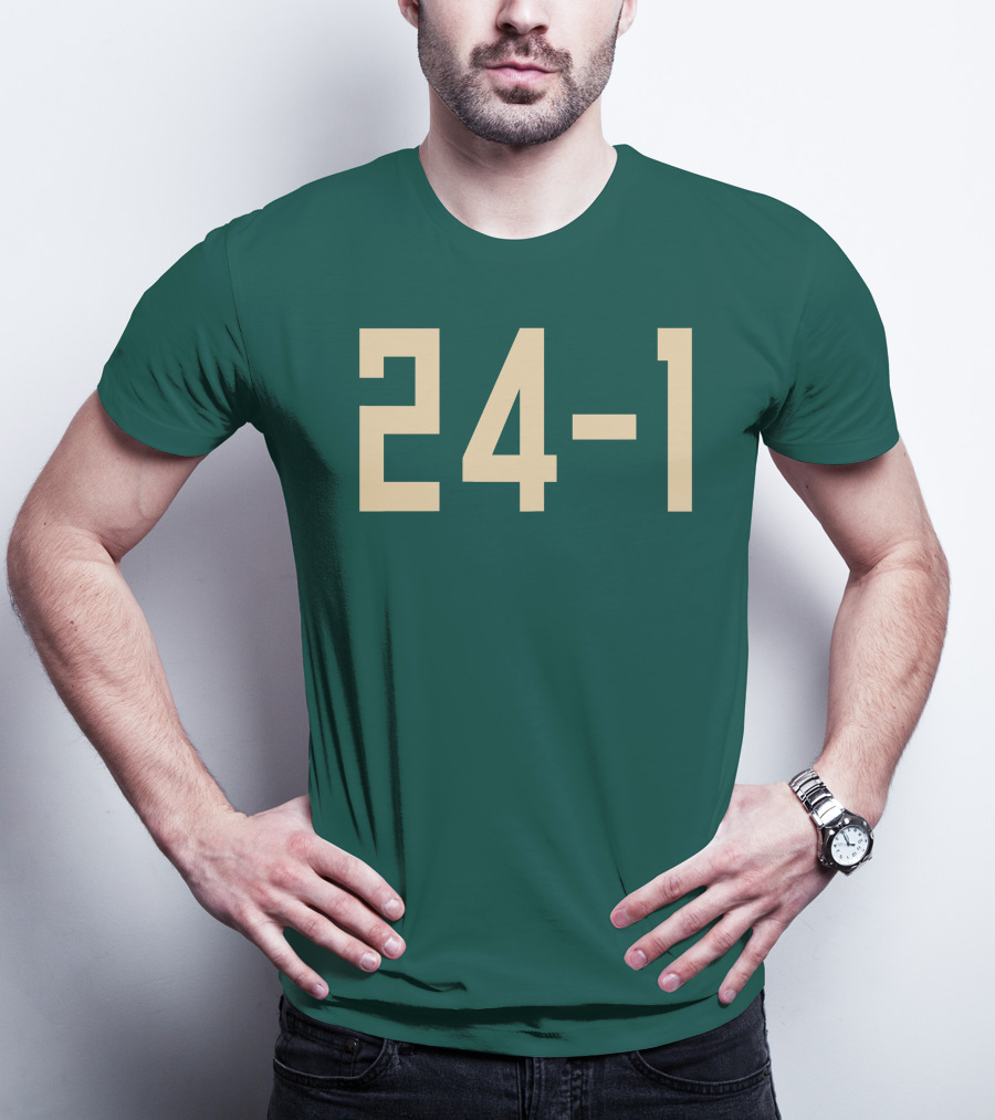 Bucks 24-1 Golden Numbers T-Shirt