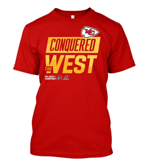 Kansas City Chiefs Conquered The West NFL Playoffs T-Shirt