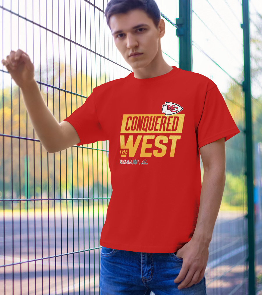 Kansas City Chiefs Conquered The West NFL Playoffs T-Shirt