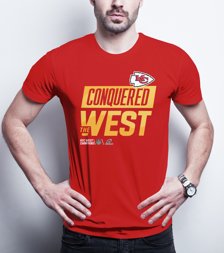 Kansas City Chiefs Conquered The West NFL Playoffs T-Shirt