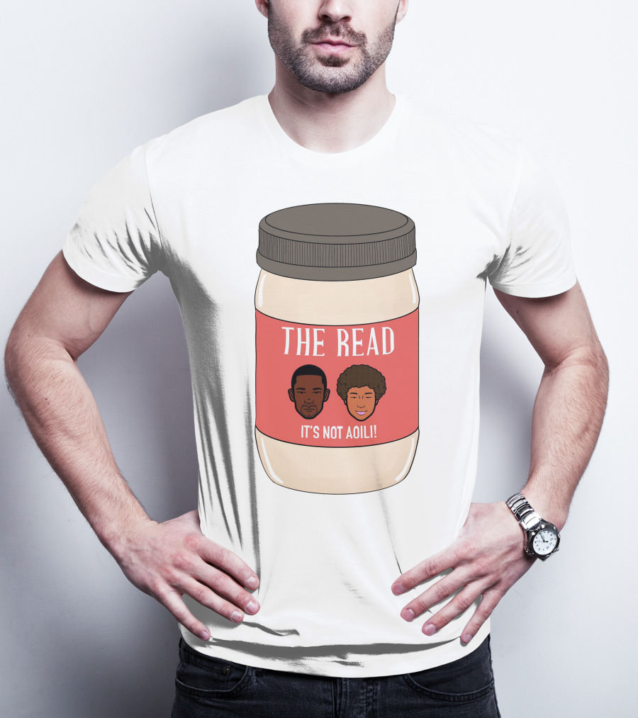 The Read It's Not Aoili Podcast Jar Label T-Shirt