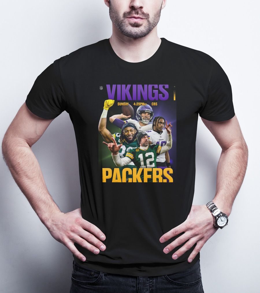 Vikings Packers Sunday 4:25PM CBS T-Shirt