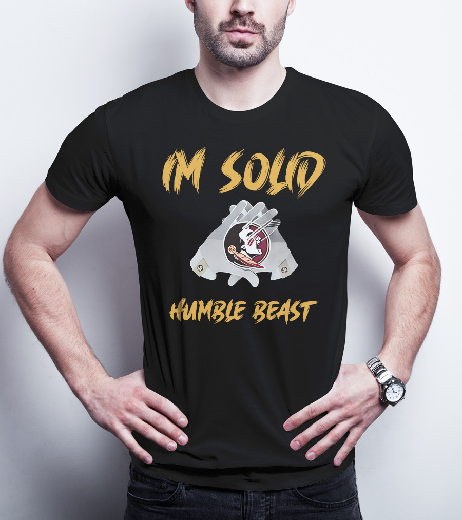 IM SOLID Humble Beast Gloves Tribal T-Shirt