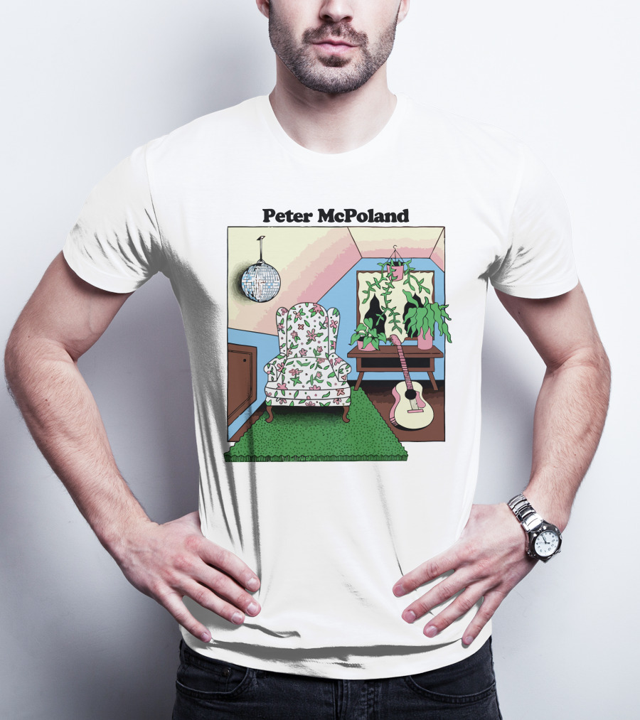 Peter McPoland Room With Chair Guitar And Plant T-Shirt