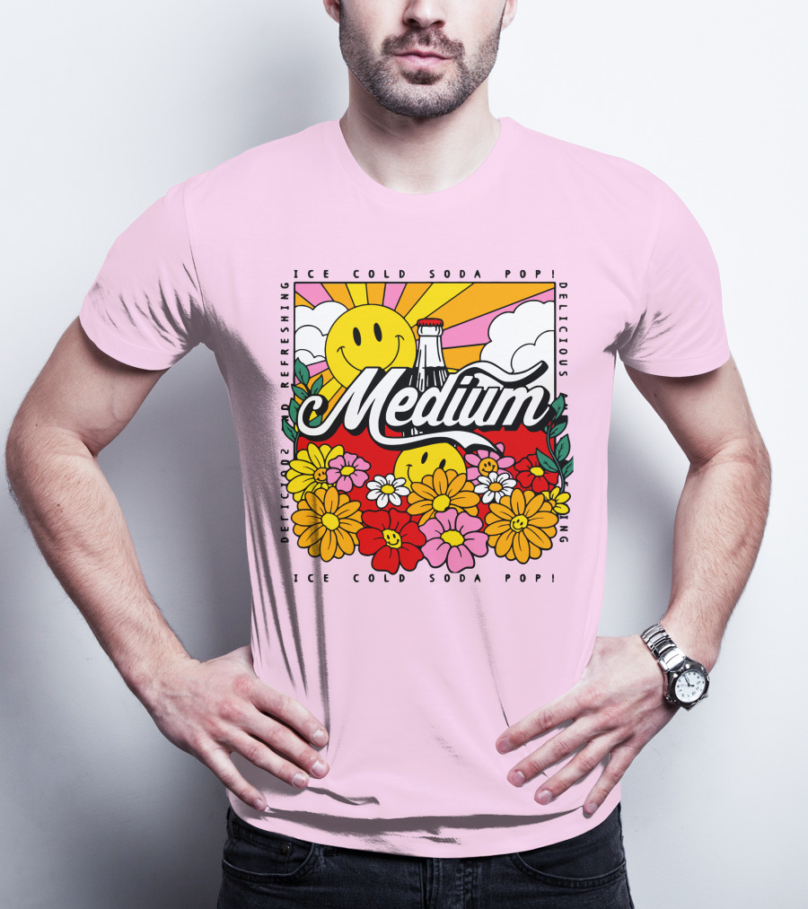 Medium Ice Cold Soda Pop Delicious Refreshing T-Shirt