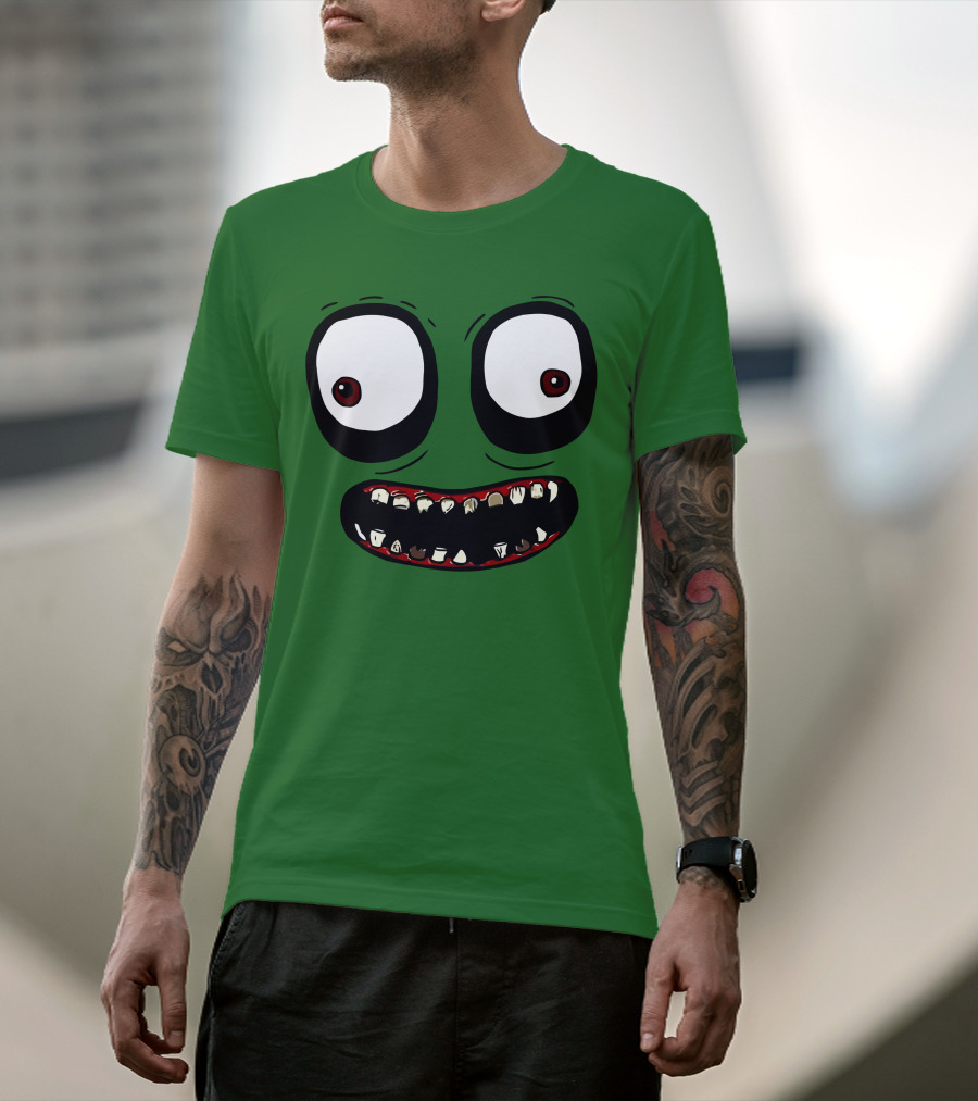 Salad Fingers Creepy Cartoon Eyes And Teeth Merch T-Shirt