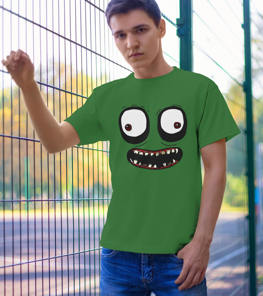 Salad Fingers Creepy Cartoon Eyes And Teeth Merch T-Shirt