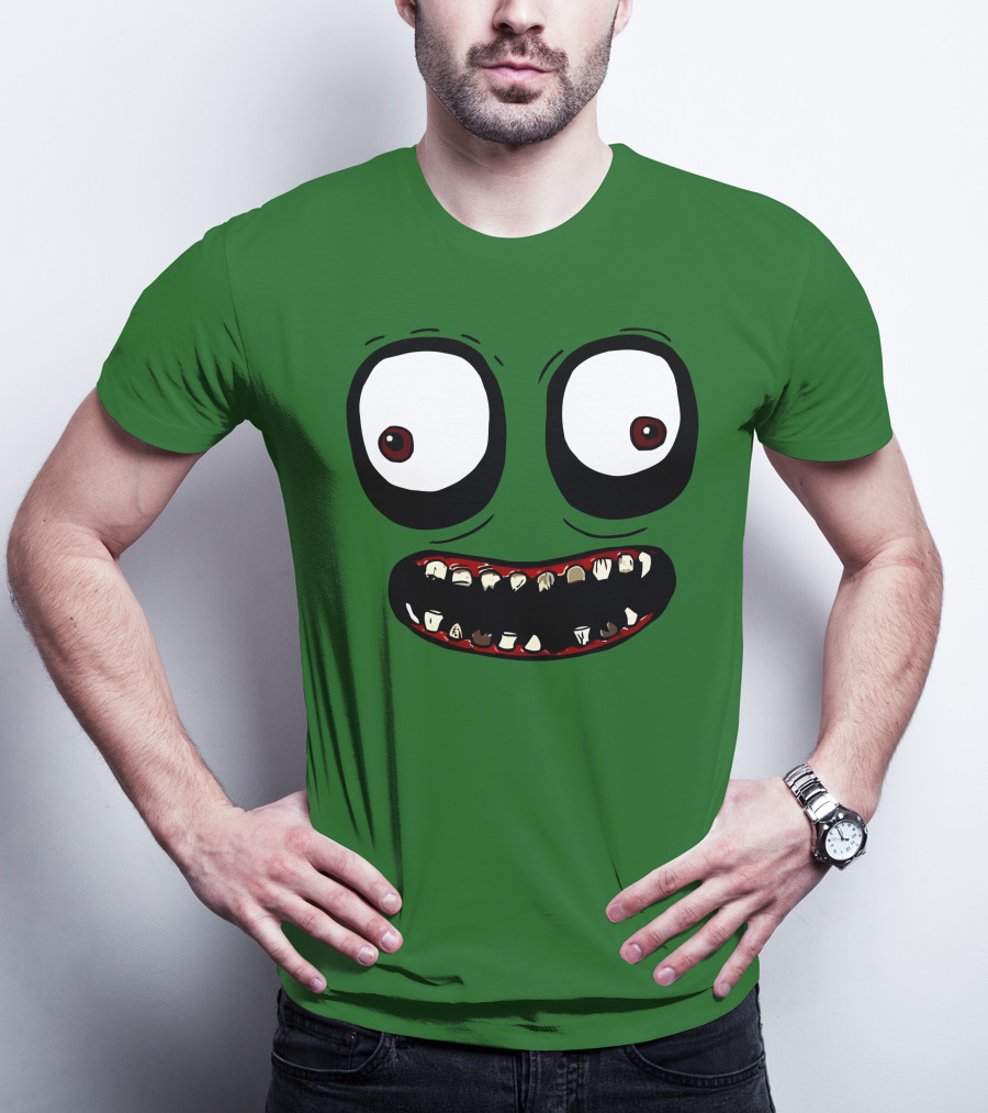 Salad Fingers Creepy Cartoon Eyes And Teeth Merch T-Shirt