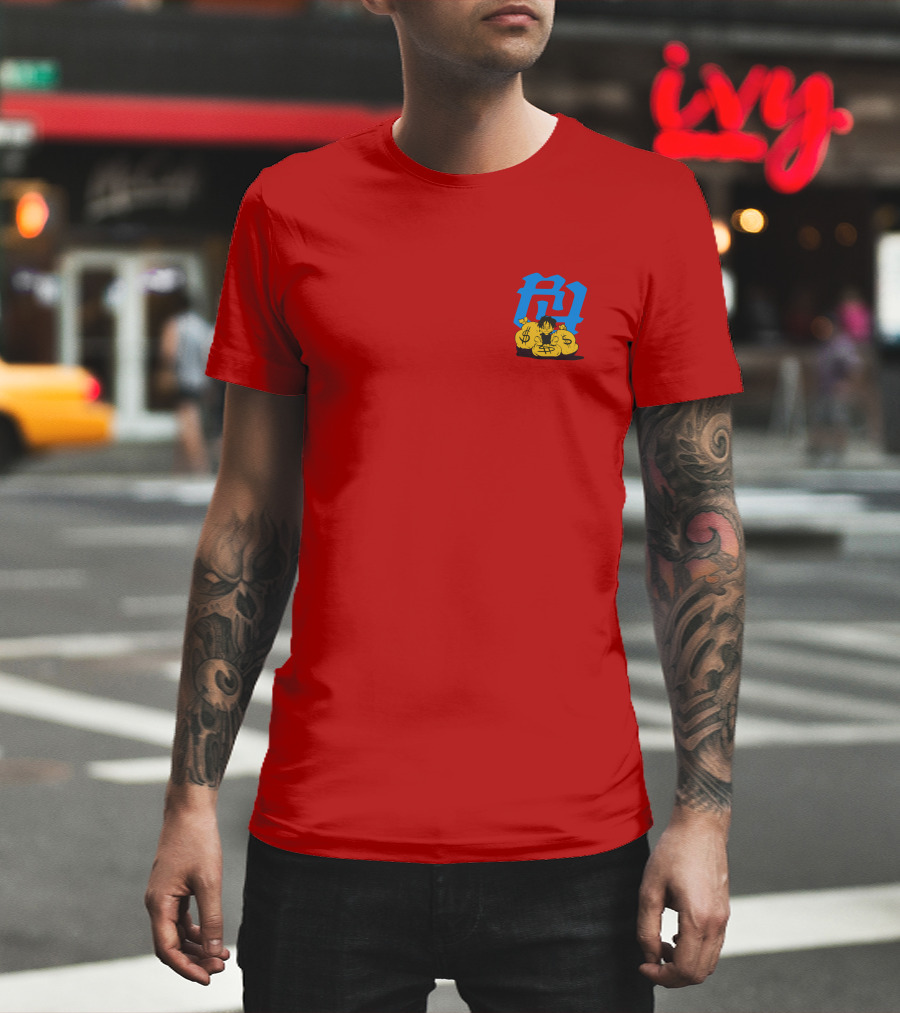 REALLY RICH Money Bags And Dollar Sign T-Shirt