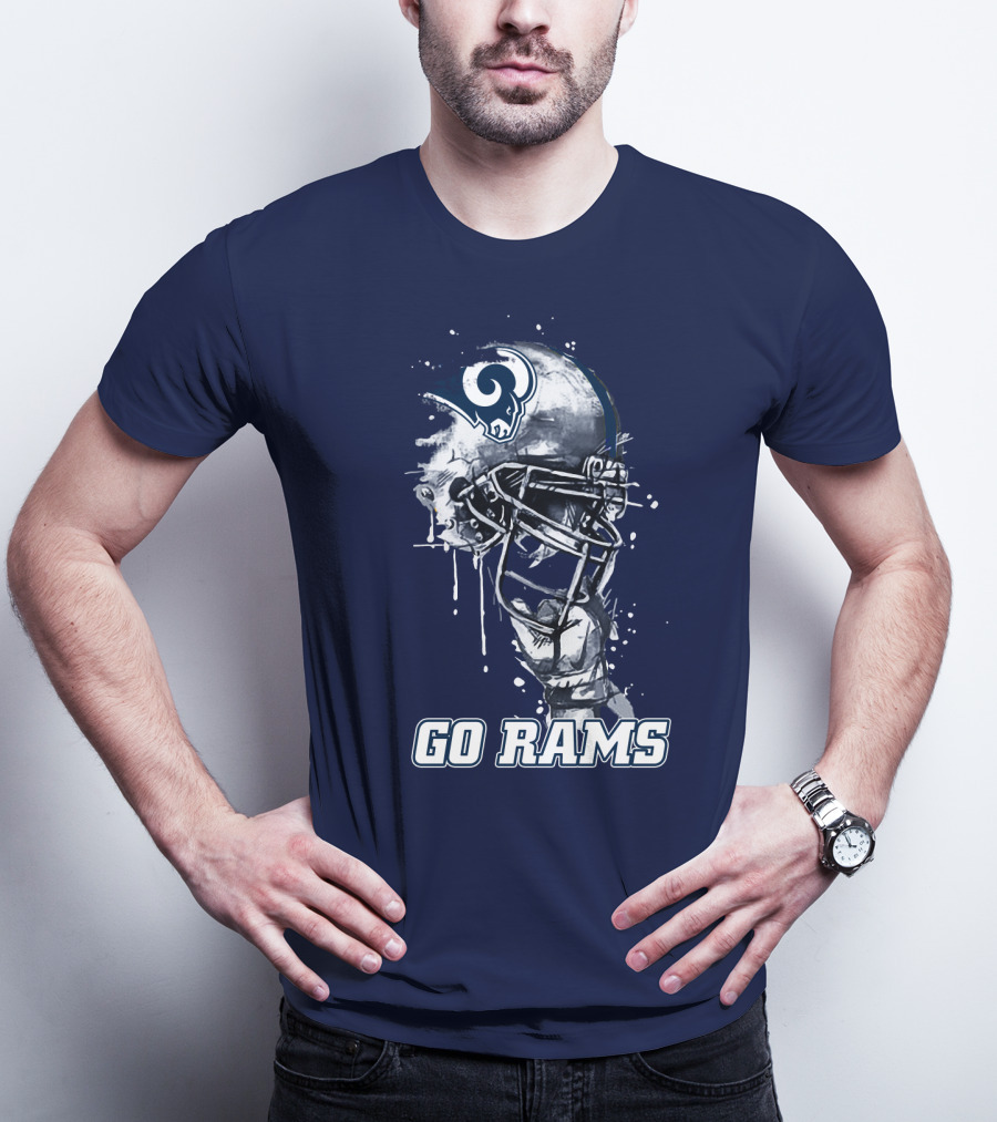 Go Rams Specialedition Helmet T-Shirt