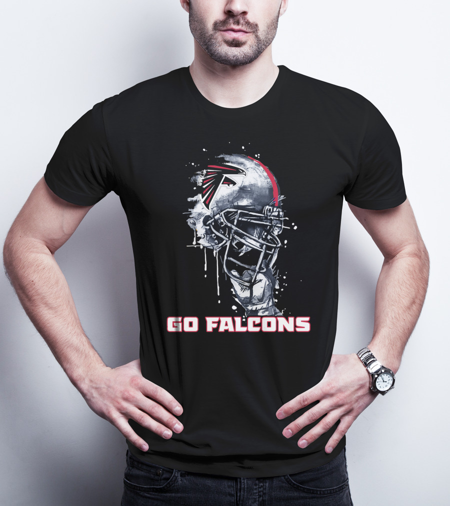 Go Falcons Falcons Helmet T-Shirt
