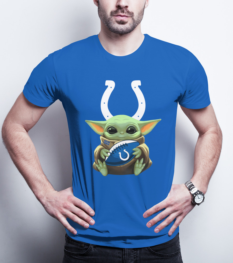 Baby Alien Colts Football Fans T-Shirt